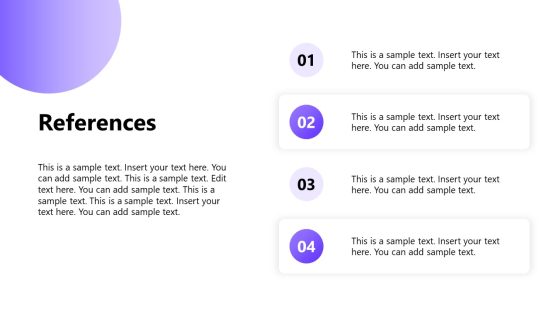 Slide for References - Medical Research Template - SlideModel