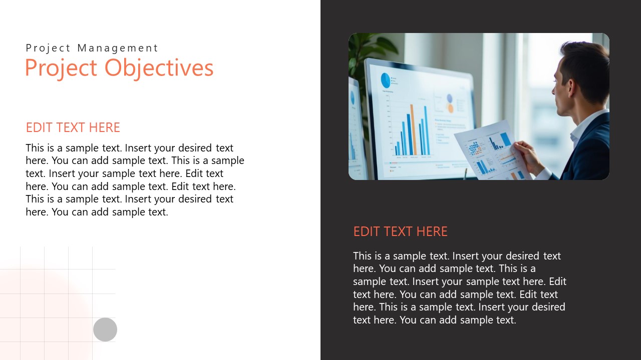 Slide for Project Objectives - Project Management PPT Template - SlideModel