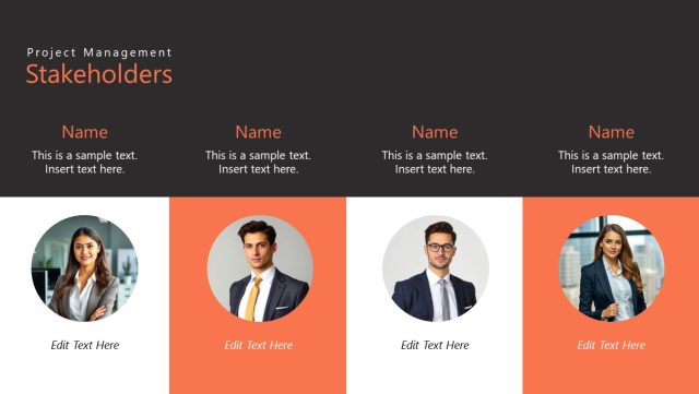 Stakeholders Presentation Slide - Project Management Template - SlideModel
