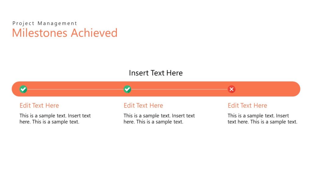 Milestones Achieved PPT Presentation Template Slide - SlideModel