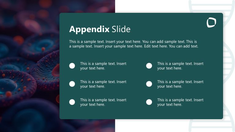 Appendix Slide for Biochemistry PPT Template - SlideModel