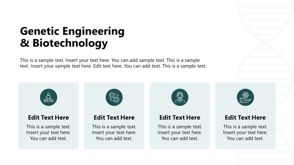 Genetic Engineering & Biotechnology Slide - Biochemistry Template ...