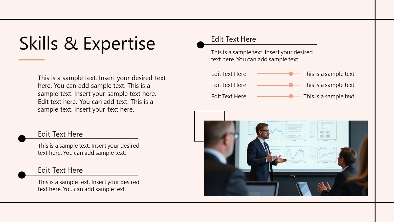 Professional Bio Template for PowerPoint & Presentation Slides