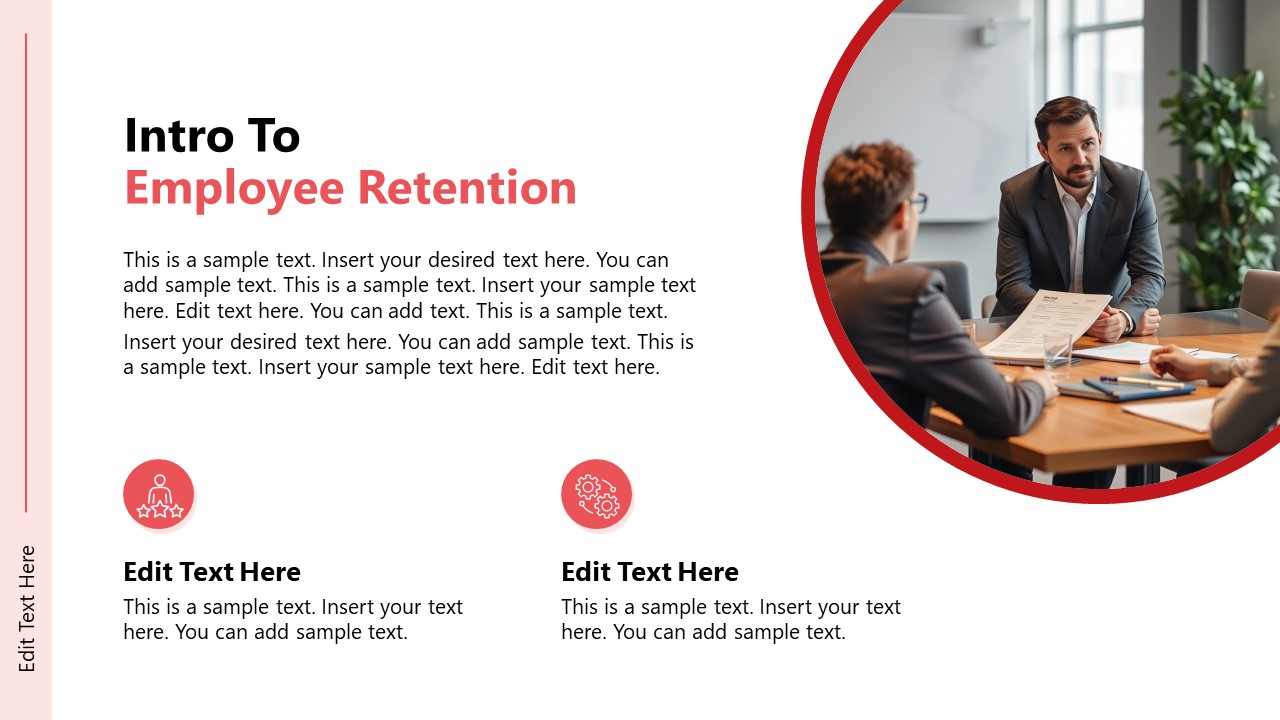 HR Retention Strategy PowerPoint Template