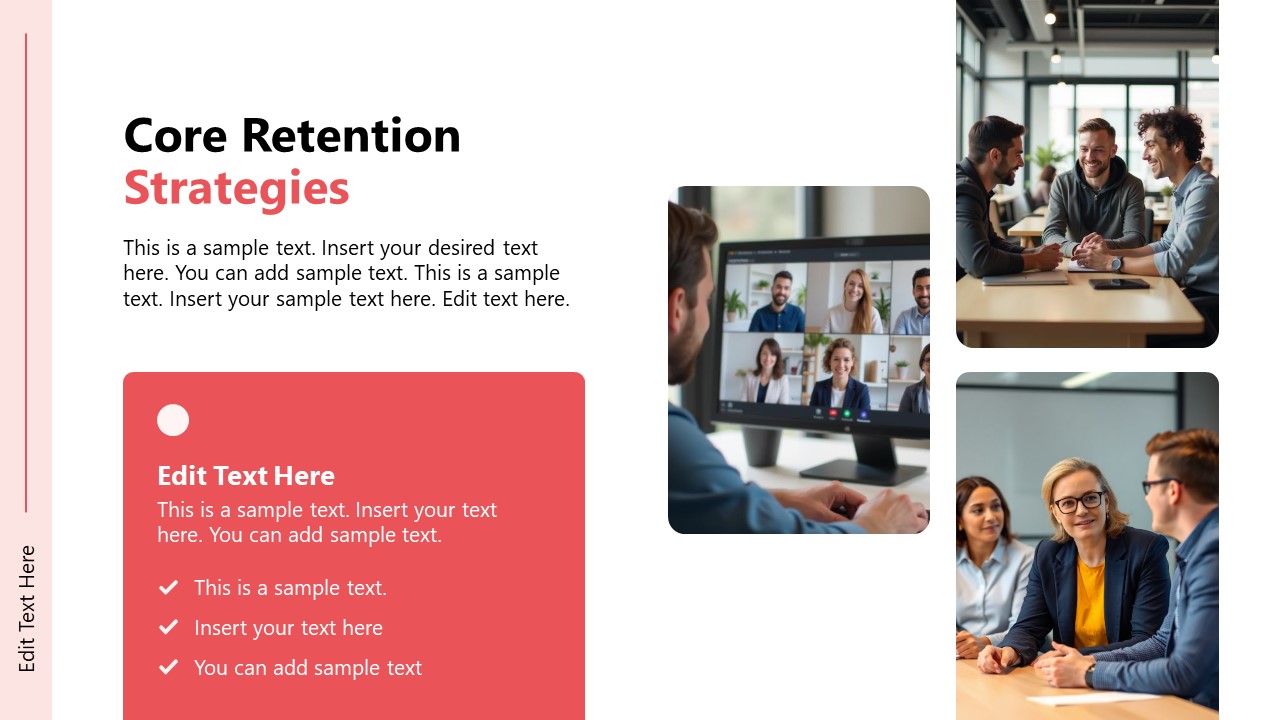HR Retention Strategy PowerPoint Template