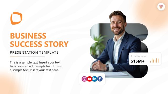 Title Slide - Business Success Story Template - SlideModel