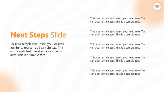 Next Steps Slide - Business Success Story Template - SlideModel