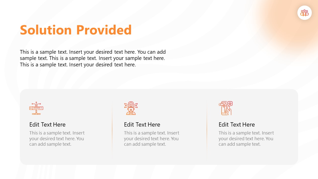 Business Solution Provided PPT Template - SlideModel
