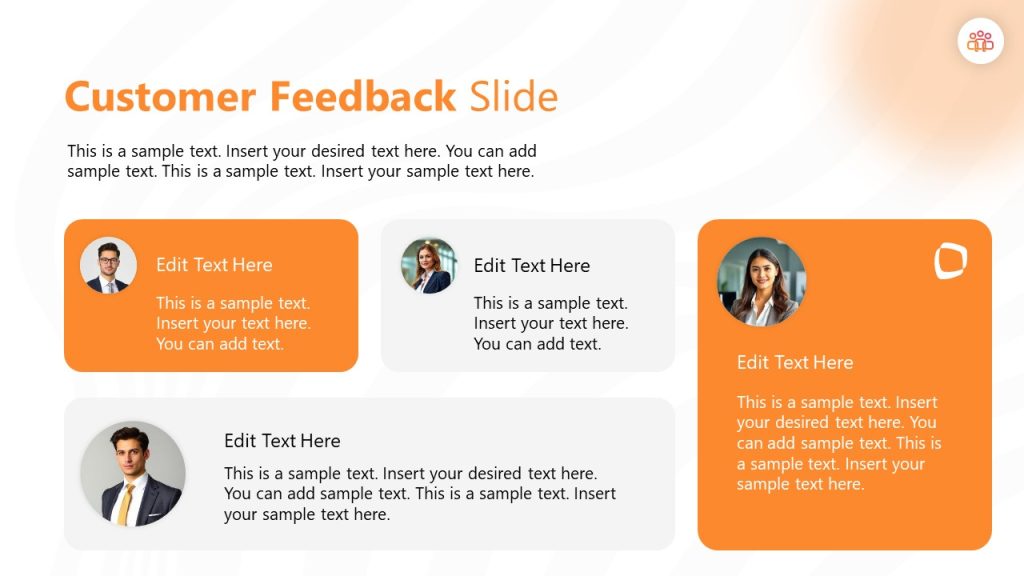Customer Feedback Slide - Business Success Story Template - SlideModel