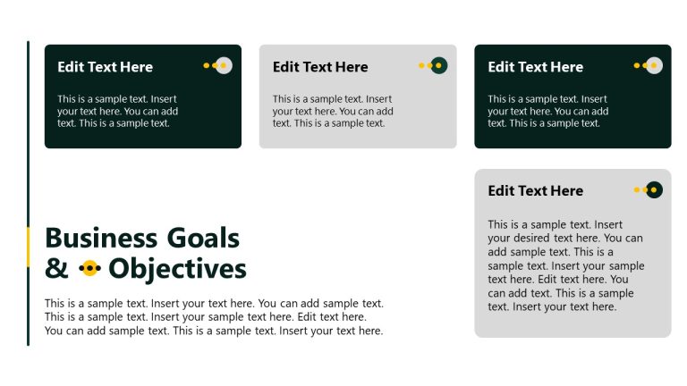 Business Goals and Objectives Presentation Slide - SlideModel