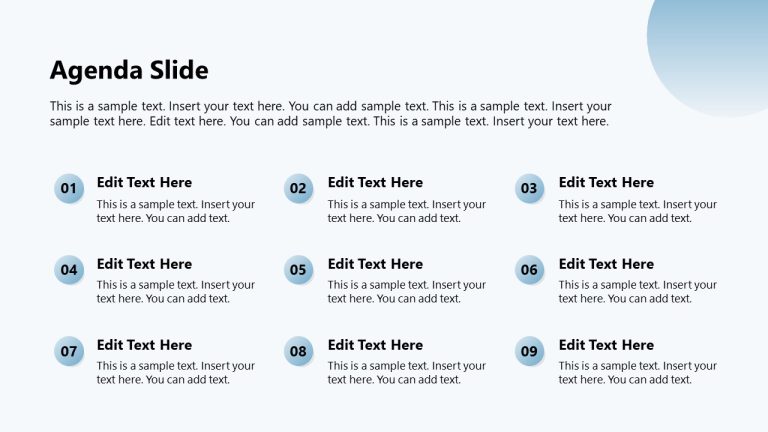 Agenda Slide for PowerPoint Presentation - SlideModel