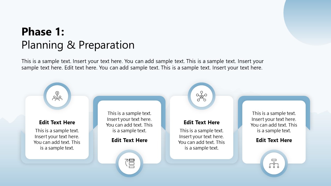 Step by Step Implementation Plan PowerPoint Template
