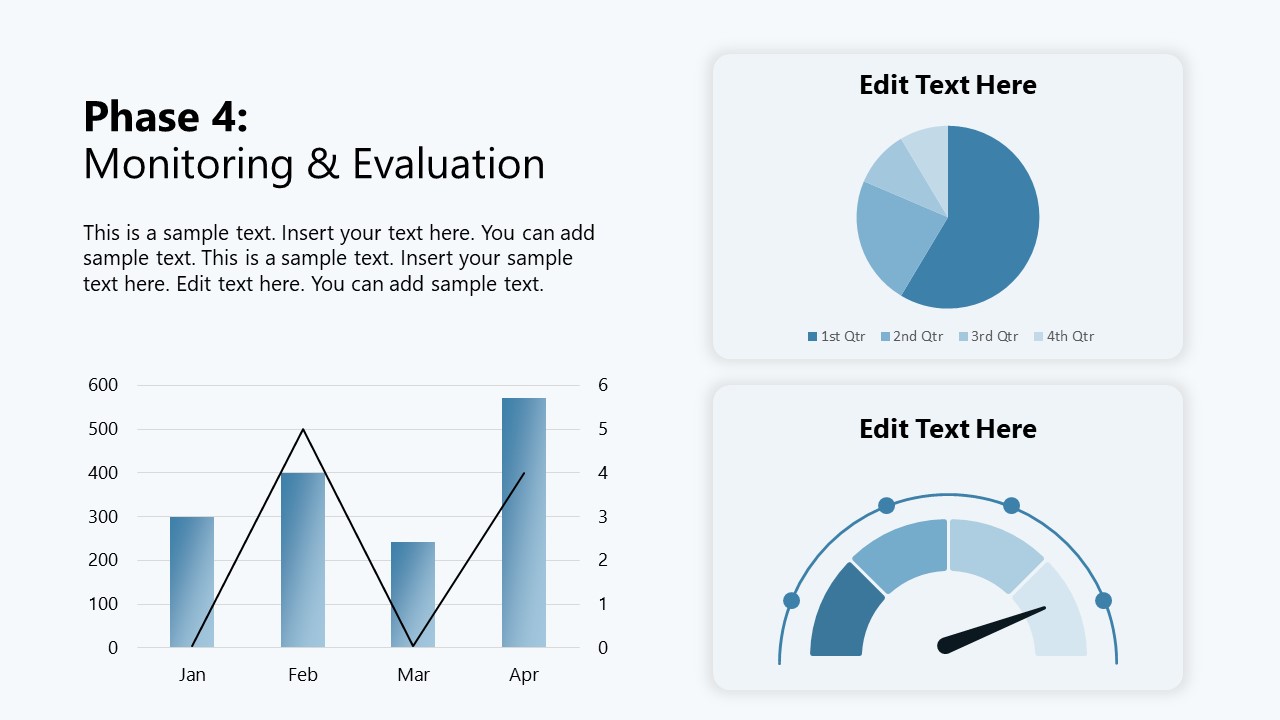 Step by Step Implementation Plan PowerPoint Template