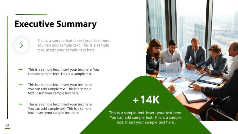 Executive Summary Presentation Slide - Corporate Turnaround Strategy ...