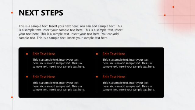 Next Steps Slide -Internship Proposal Template - SlideModel