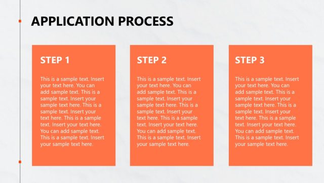 Application Process Presentation Layout - SlideModel