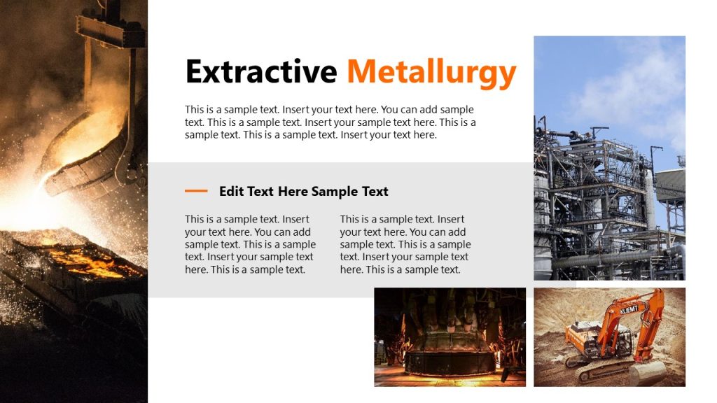 Extractive Metallurgy Slide - Mining Industry Template - SlideModel