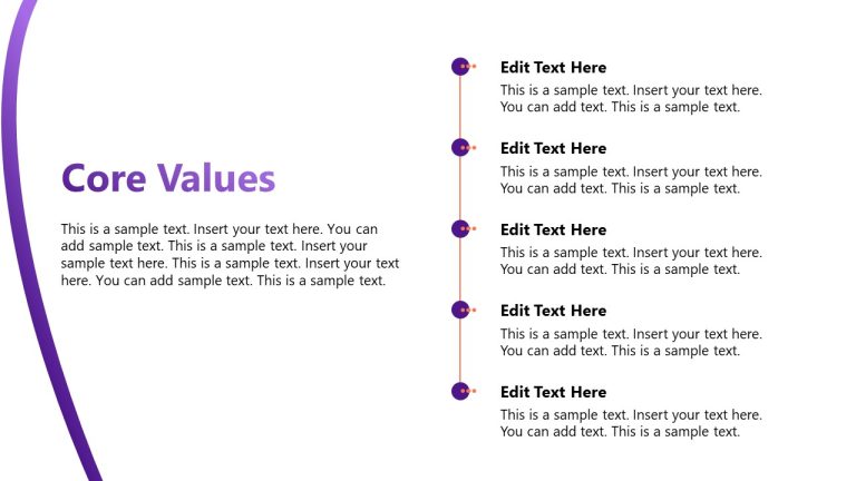 Core Values Slide - Personal Branding PPT Slide Template - SlideModel