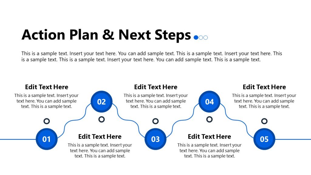 Action Plan Diagram Slide for Next Steps Presentation - SlideModel
