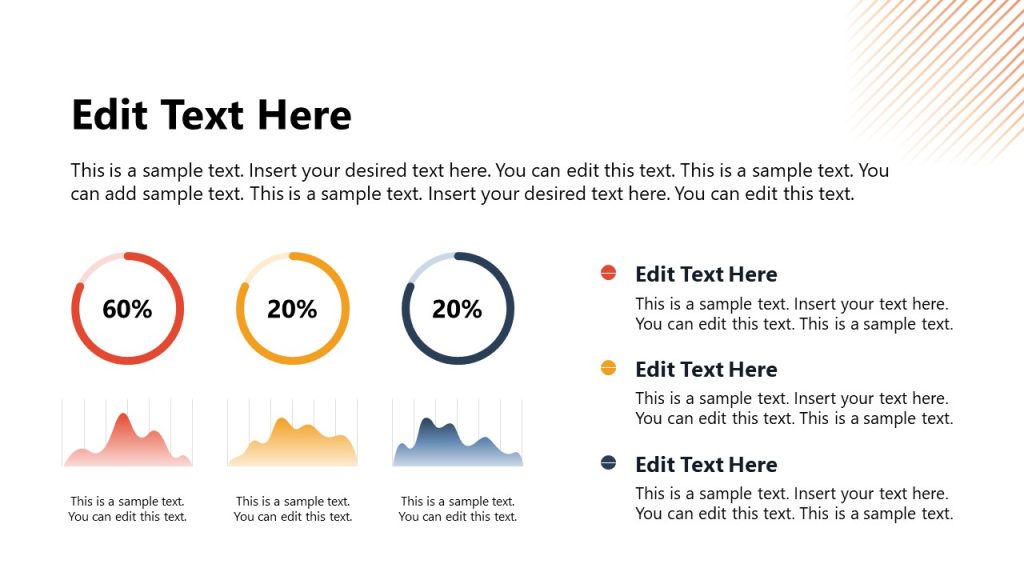 Multiple Area Plots - Survey Results PPT Template - SlideModel