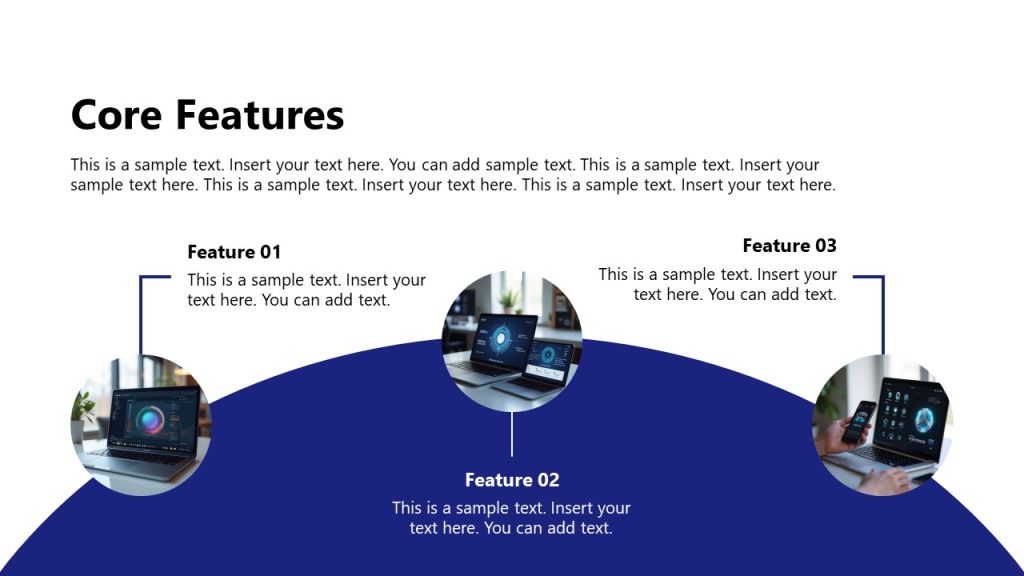 Core Features Discussion Slide - Product Training Slide Template ...