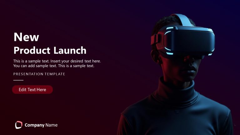 Cover Slide - New Product Launch PPT Template - SlideModel