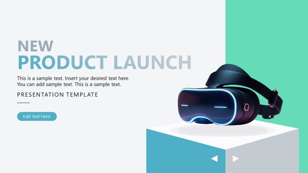 Cover Slide for New Product Launch Template - SlideModel