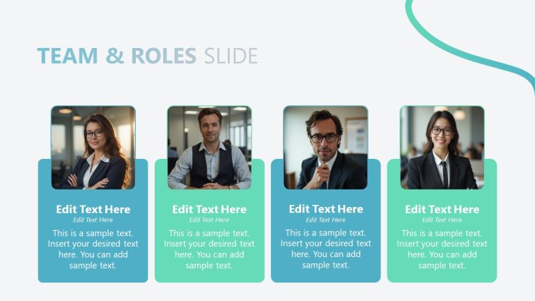 Team & Roles Slide - New Product Launch Presentation Template - SlideModel