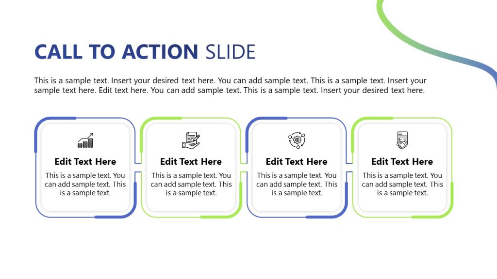 CTA PPT Template - Product Launch Slide Deck - SlideModel