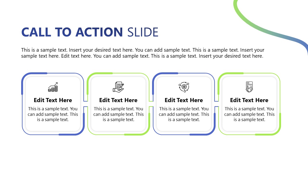 CTA PPT Template - Product Launch Slide Deck - SlideModel
