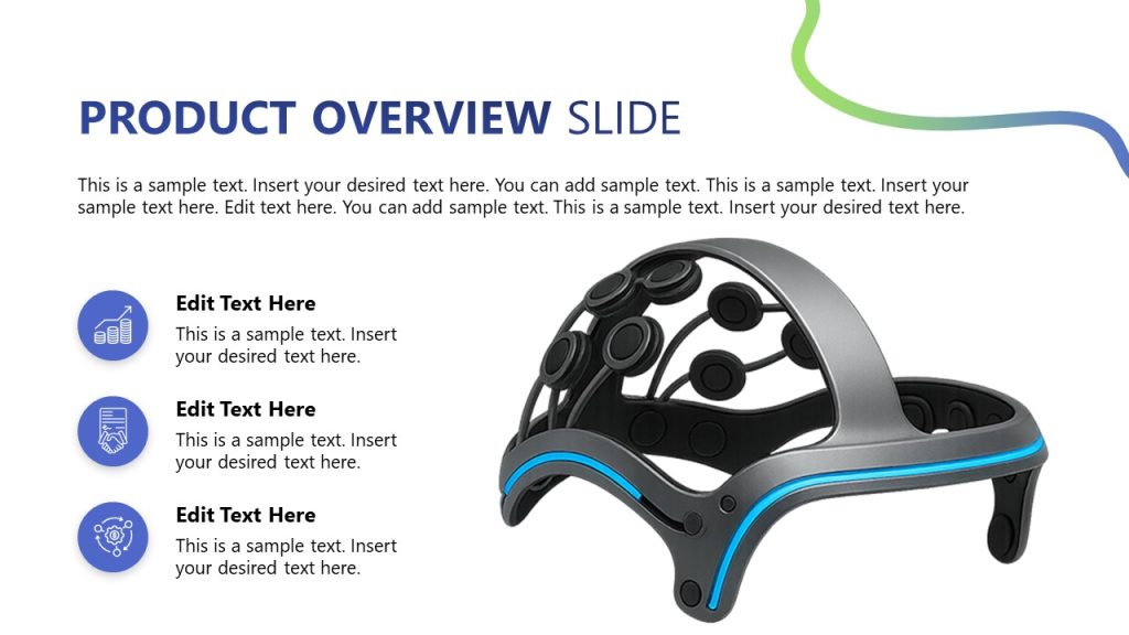 Product Overview Slide with Infographics - SlideModel