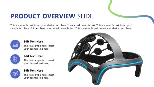 Product Overview Slide with Infographics - SlideModel