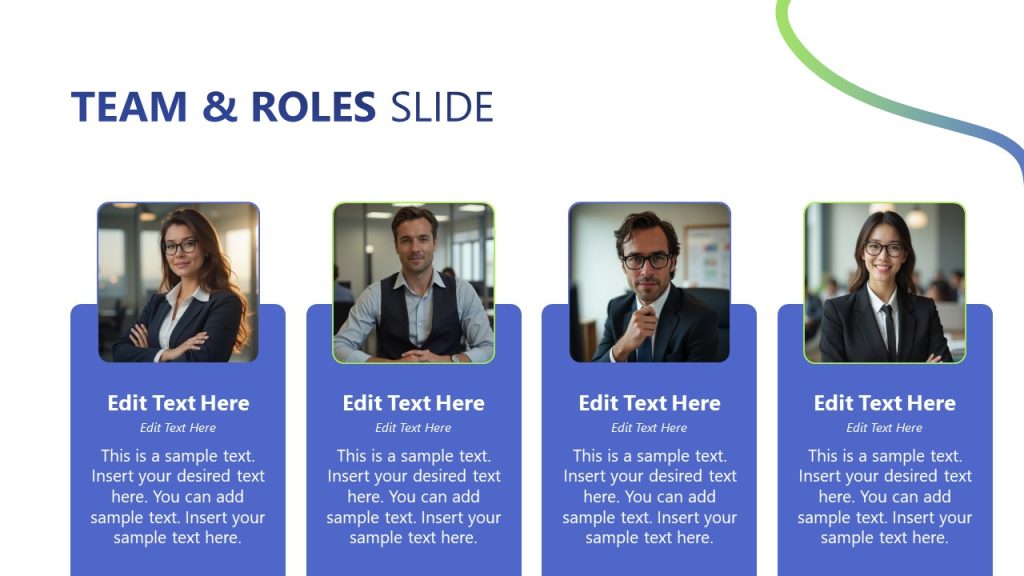 Team Roles Discussion - Innovative Product Launch Deck - SlideModel