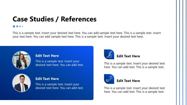 Case Studies & References Slide - Consulting Proposal Presentation - SlideModel