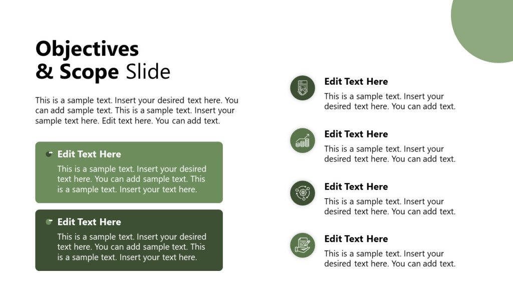 Objectives & Scope Presentation Slide - Compilance Strategy Template ...