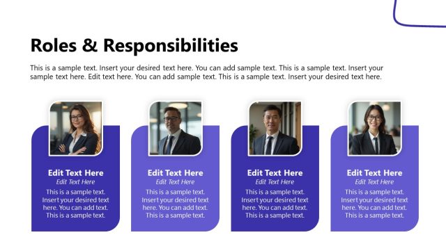 Roles & Responsibilities Discussion Slide with Team Presentation ...