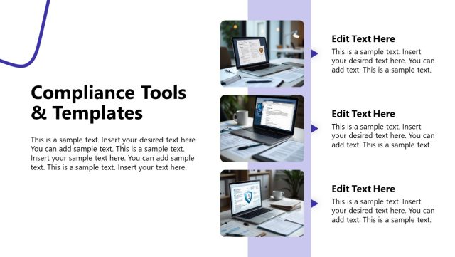 Compliance Tools & Templates Presentation Slide - SlideModel