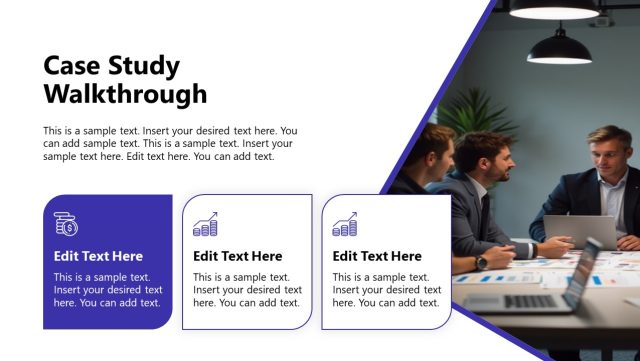 Case Study Walkthrough Slide for Presentation - SlideModel
