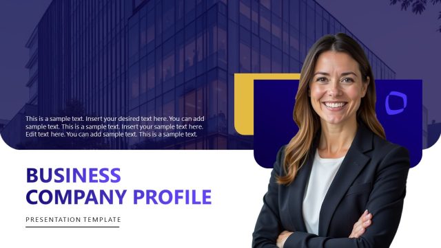 Cover Slide - Business Company Profile PPT Template - SlideModel