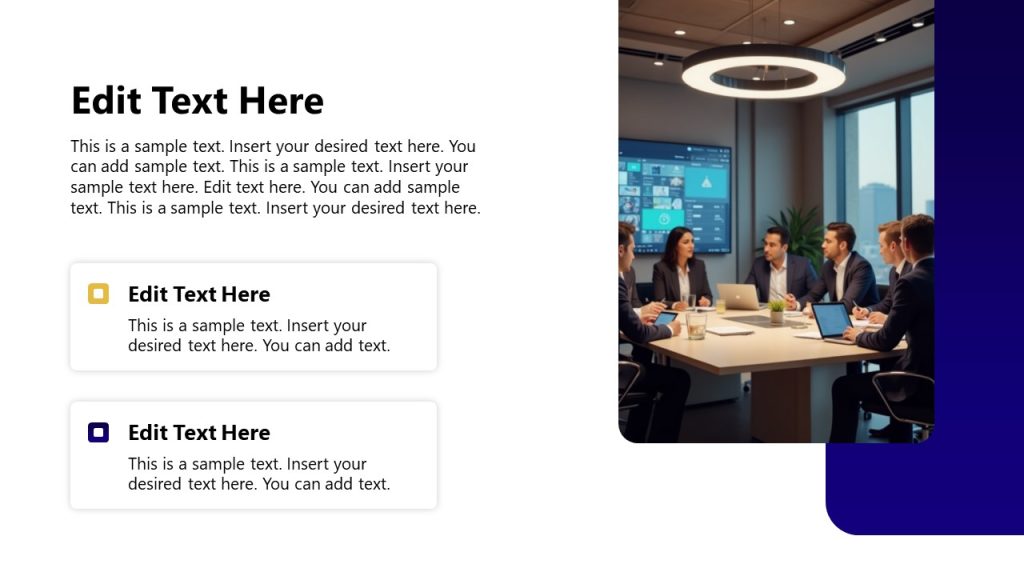 Placeholder Text Segments - Business Company Profile PPT Template ...