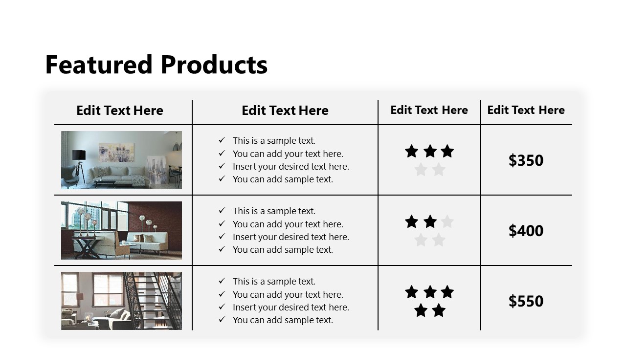 Product Catalog PowerPoint Template