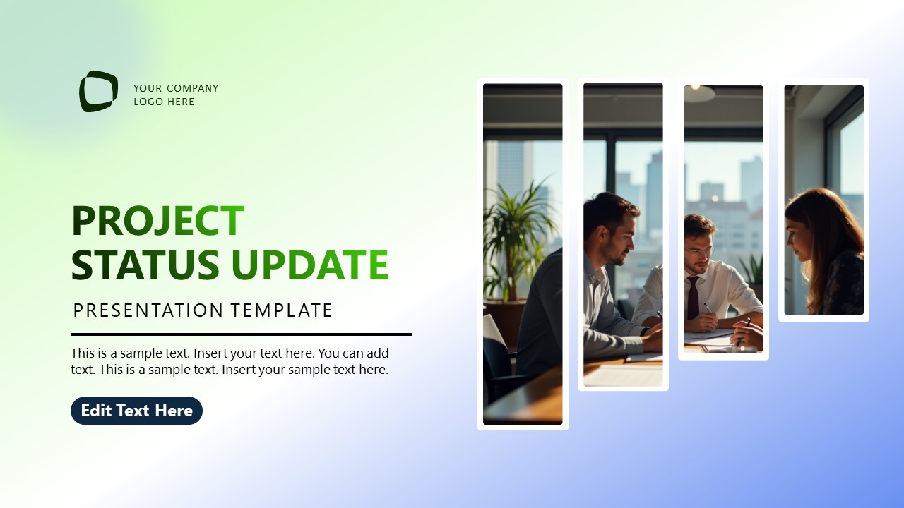 Project Status Update PowerPoint Template