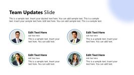 Project Team Member Slide - Project Status Update PPT Template - SlideModel