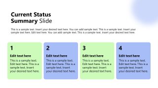 Project Status Update PowerPoint Template
