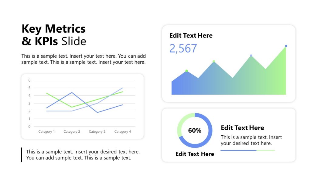 Key Metrics Presentation Slide - Project Status Update Template ...