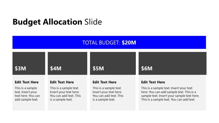 Budget Allocation Data Slide - Corporate Sponsorship PPT Template ...