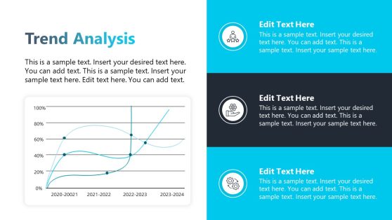 Trend Analysis Slide with Line Chart - Modern Business Insights ...