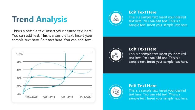 Trend Analysis Slide with Line Chart - Modern Business Insights ...