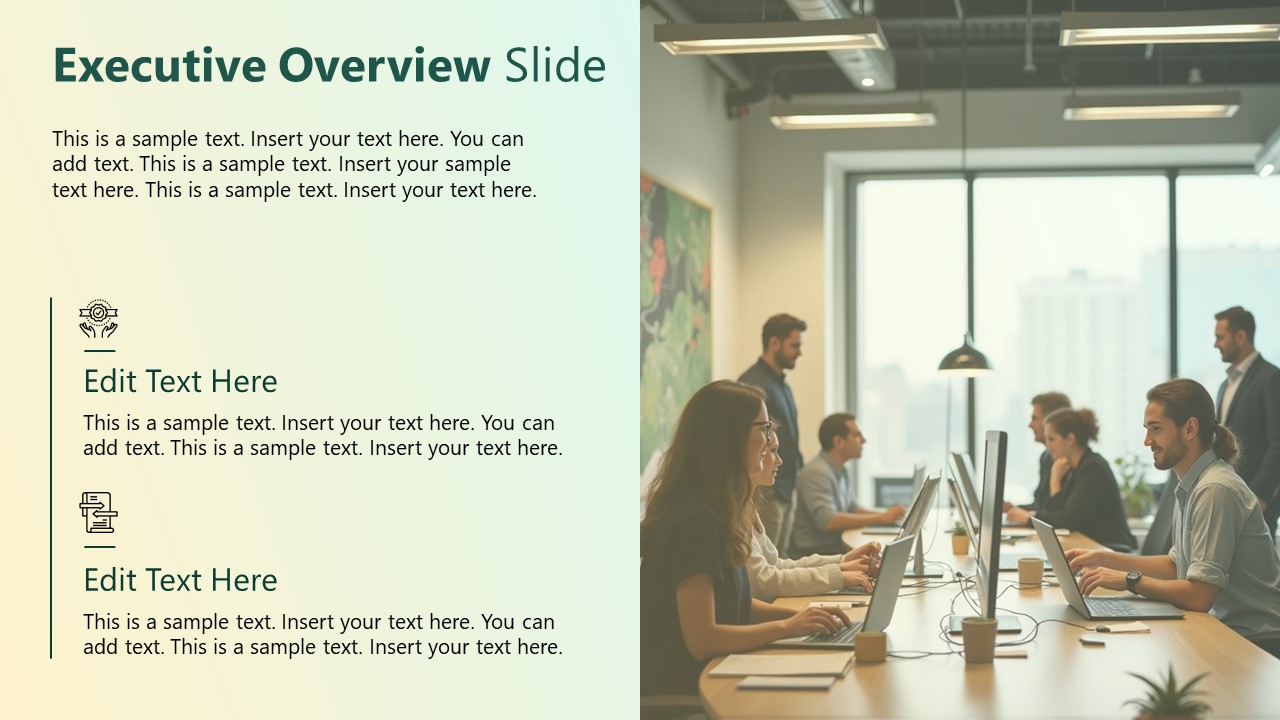 Corporate Health Snapshot PowerPoint Template