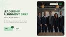 Leadership Alignment Brief Template - Cover Slide - SlideModel